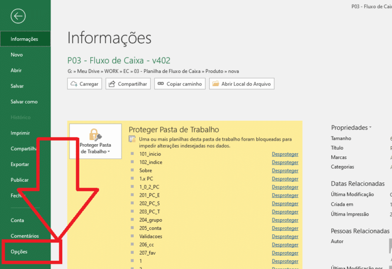 Habilitar Macro da planilha - Edição e Conteúdo.